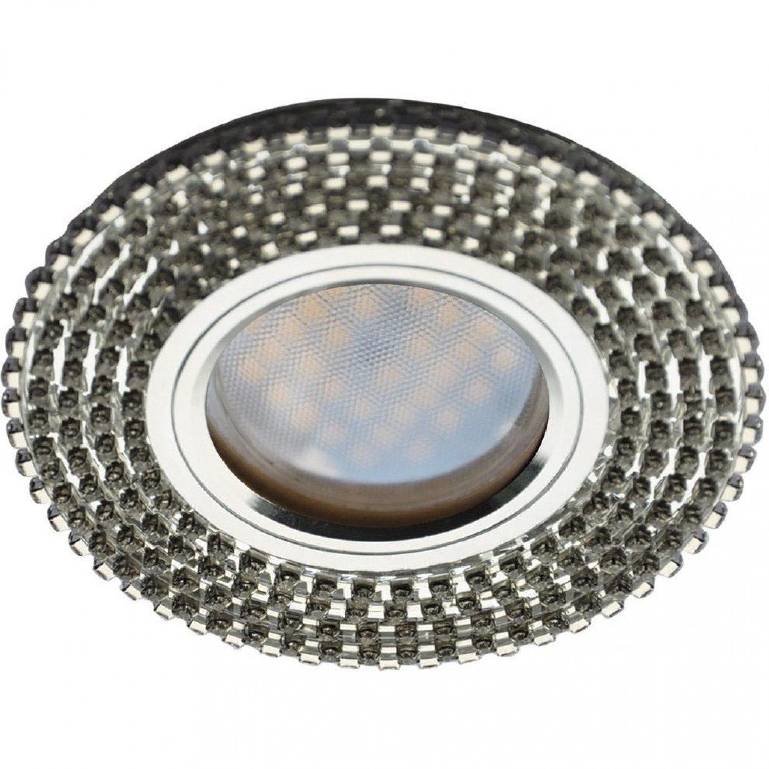ECOLA MR16 DL1662 GLASS хром FW16RGECB. Купить Встраиваемый светильник ...